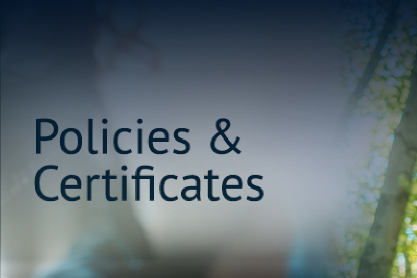 Policies & Certificates